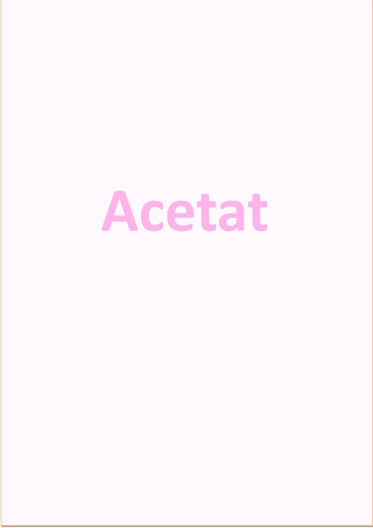 Acetat - Tara's Hobbykrok